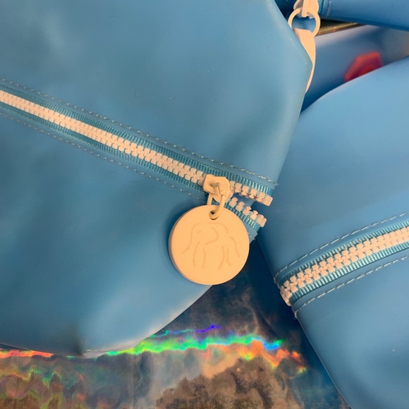 Drunk Elephant | Skincare | Five Empty Blue Drunk Elephant Littles Bags ...